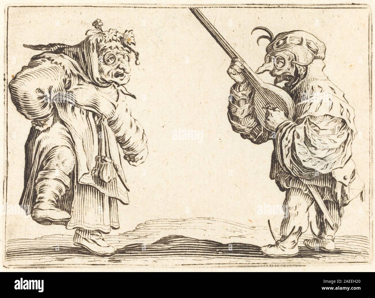 Dancers with Lute, circa 1622, depicts two figures dancing while one ...