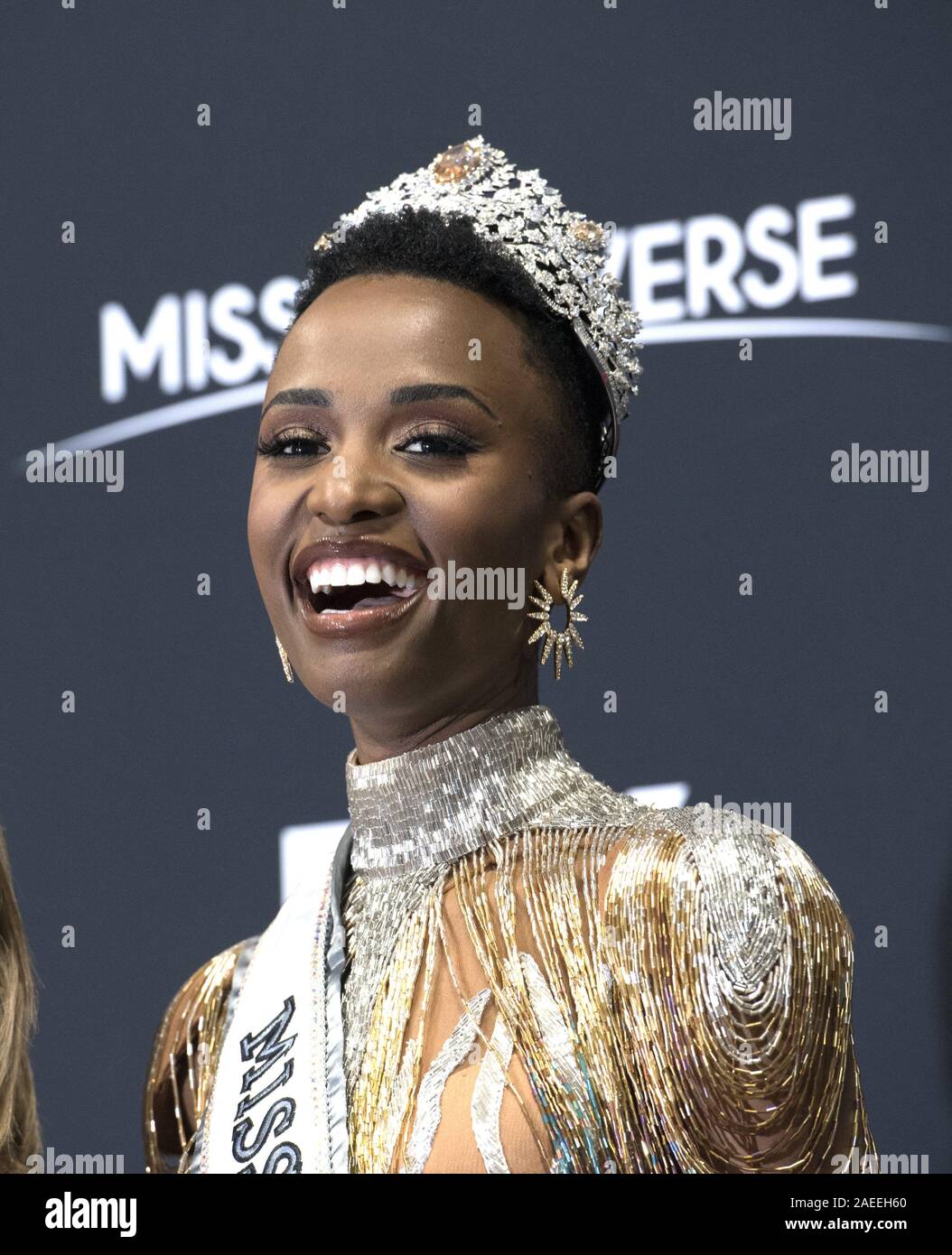 Atlanta Ga Usa 9th Dec 2019 Miss South Africa Zozibini Tunzi Was