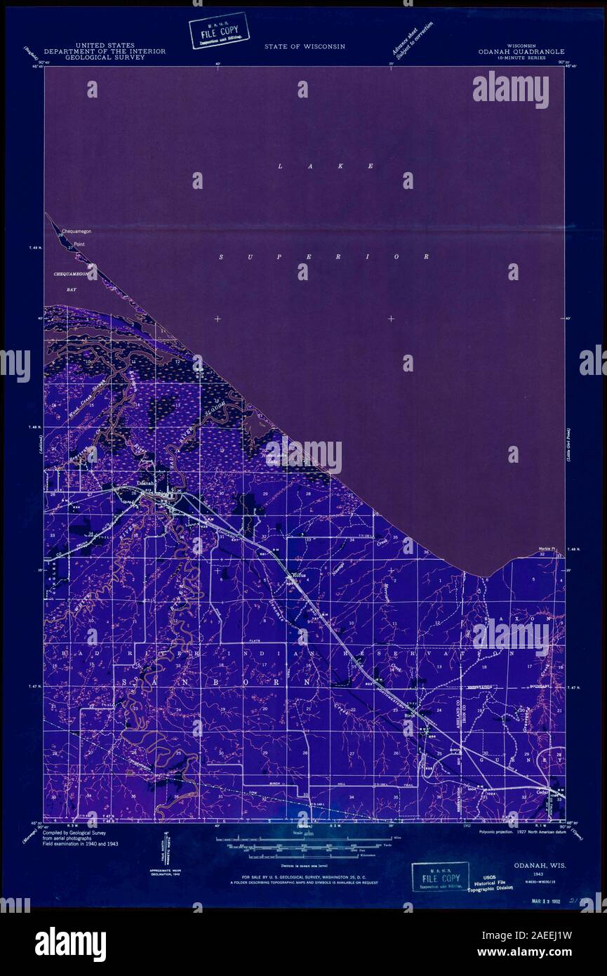 Odanah hi-res stock photography and images - Alamy