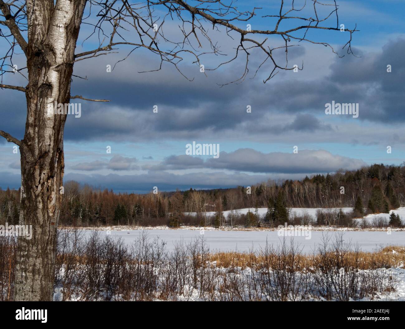 Canada winter landscape hi-res stock photography and images - Alamy
