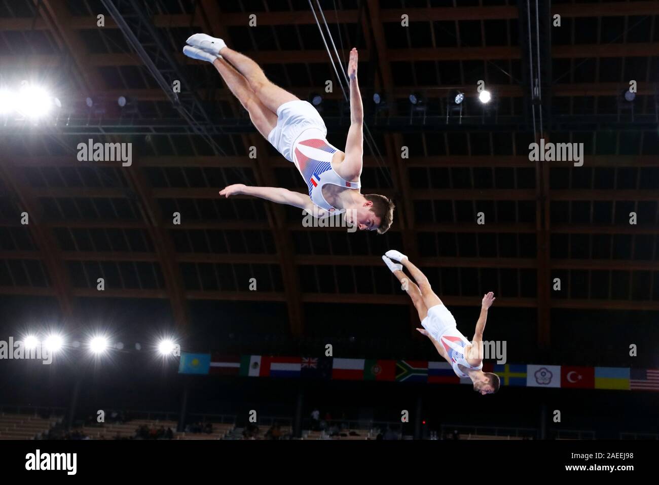Tokyo, Japan. 8th Dec, 2019. Julian Chartier & Alexis Chevalier (FRA ...