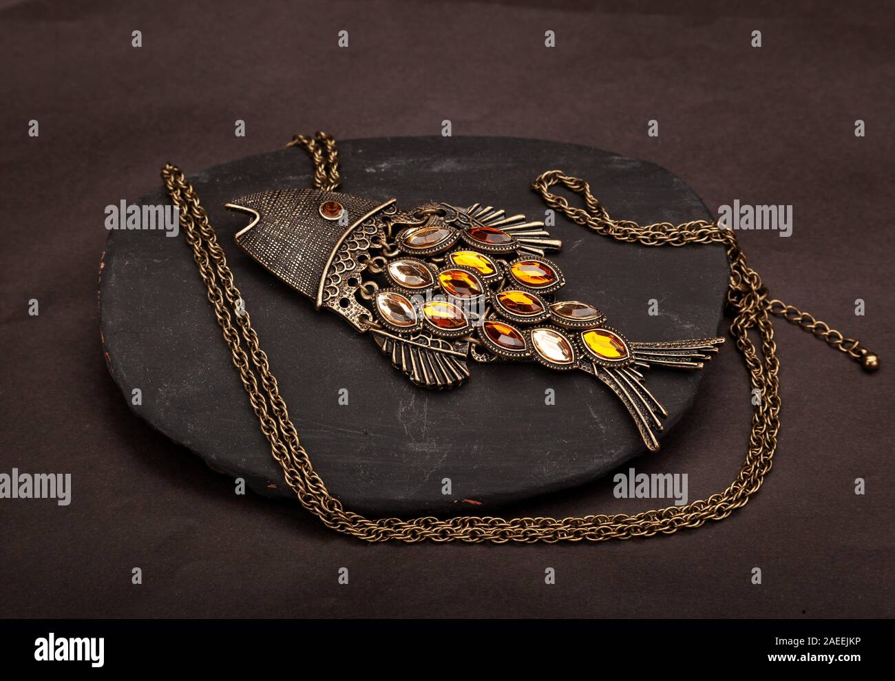 Fish shaped jewelry Stock Photo - Alamy