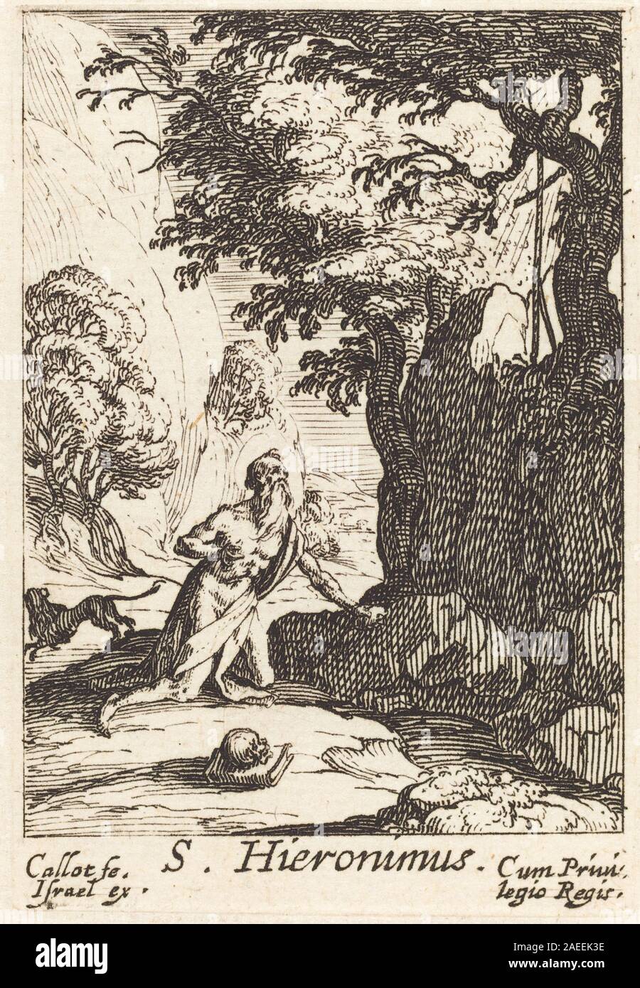 'Saint Jerome' by Jacques Callot depicts the scholar and theologian ...