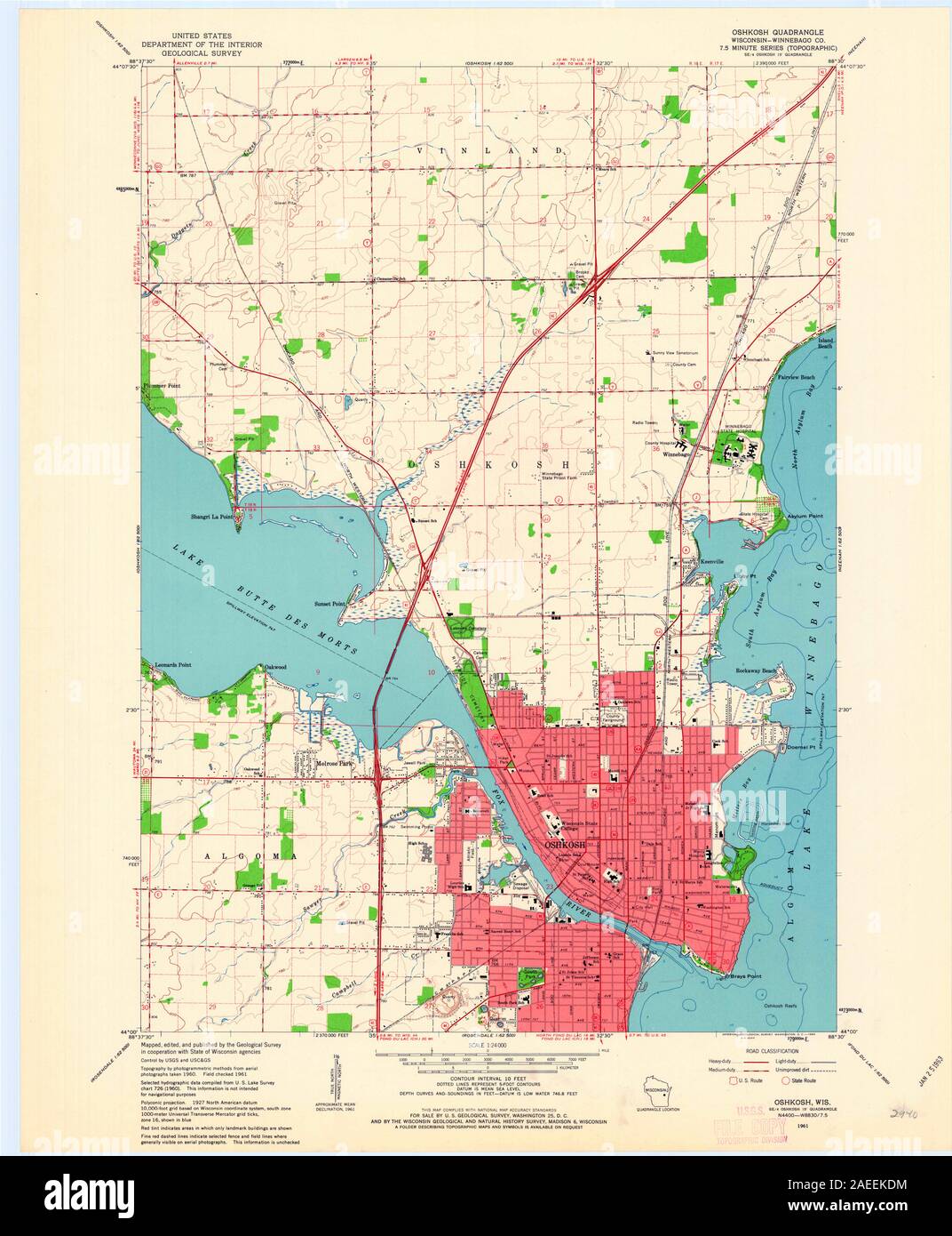 WI Oshkosh 800483 1961 24000 Restoration Stock Photo - Alamy