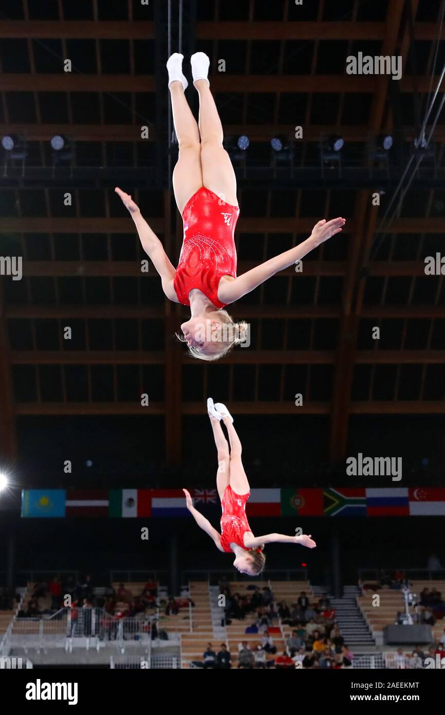 Tokyo, Japan. 5th Dec, 2019. Tatiana Kuleshova & Sofiia Aliaeva (RUS ...