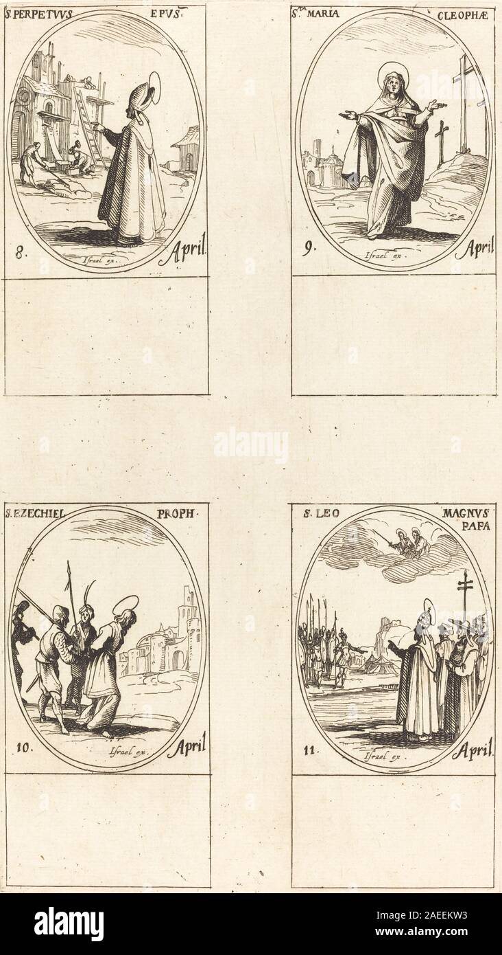 Jacques Callot, St Perpetuus; St Mary of Cleophas; St Ezechiel; St Leo ...