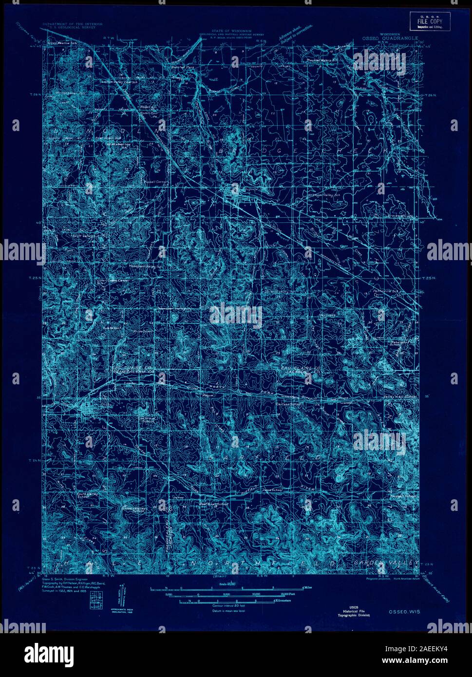 Map of osseo hi-res stock photography and images - Alamy