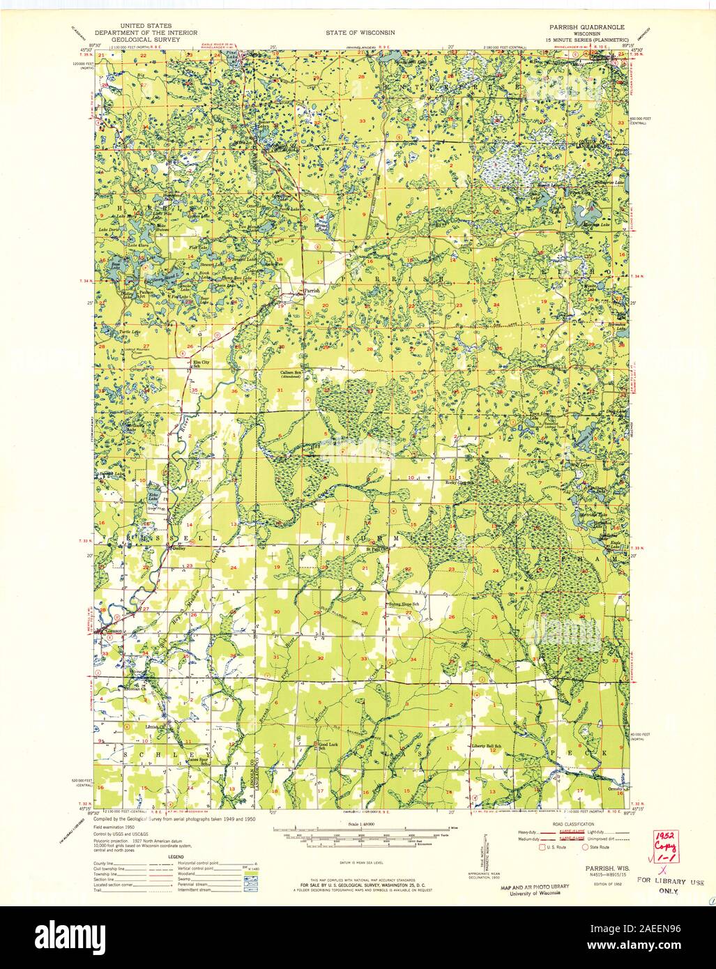 Parrish map hi-res stock photography and images - Alamy