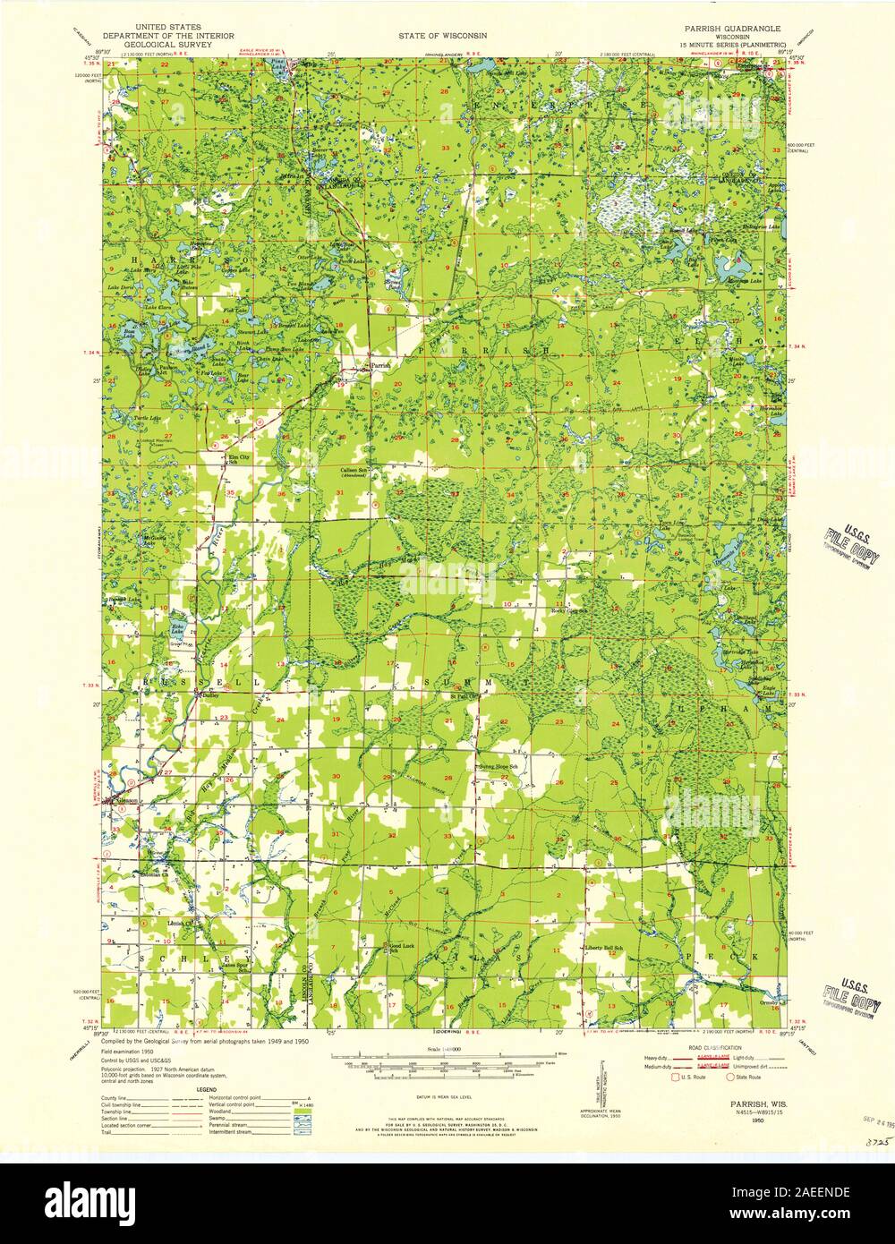 Parrish map hi-res stock photography and images - Alamy