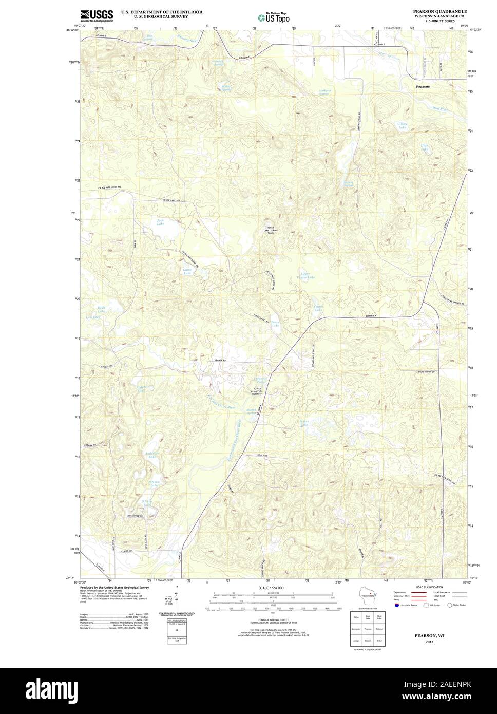 Map of pearson Cut Out Stock Images & Pictures - Alamy