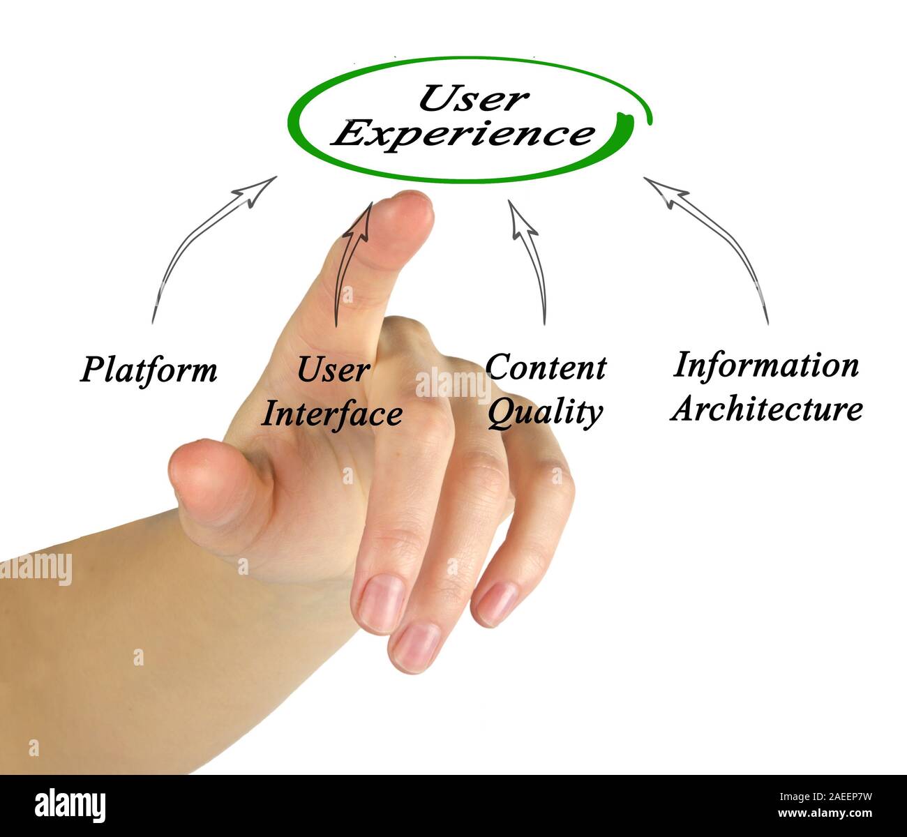 Diagram of user experience Stock Photo - Alamy