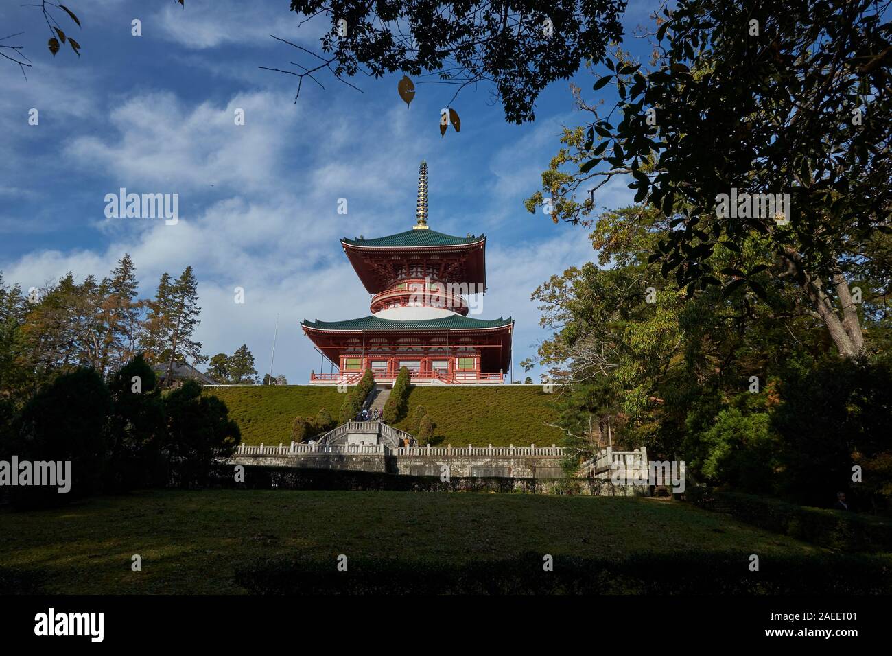 The stunning Great Pagoda of Peace at the Naritasan Shinshoji Edo era ...