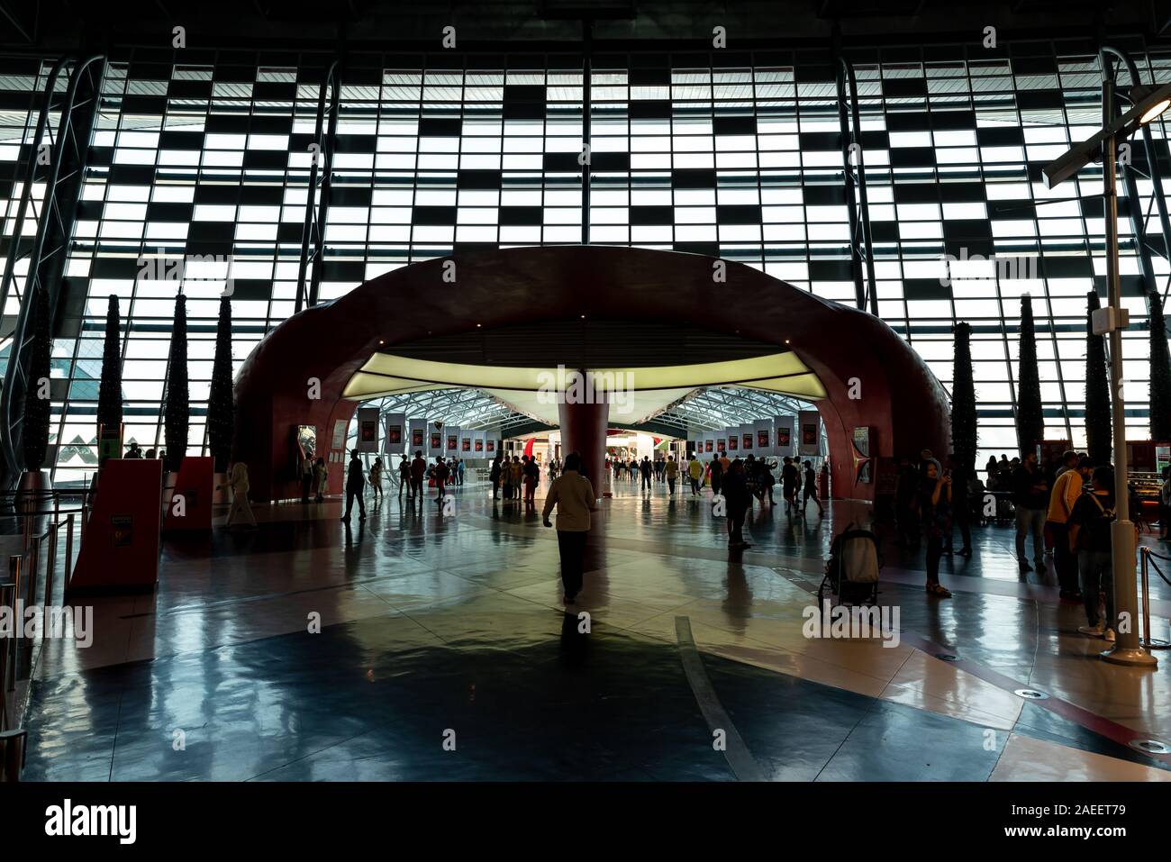 The Ferrari World Building, December 02, 2019, Abu Dhabi, United Arab ...
