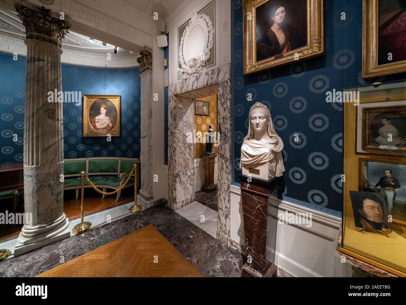 Interior of the Museo Teatrale alla Scala (Scala Theater Museum), a ...