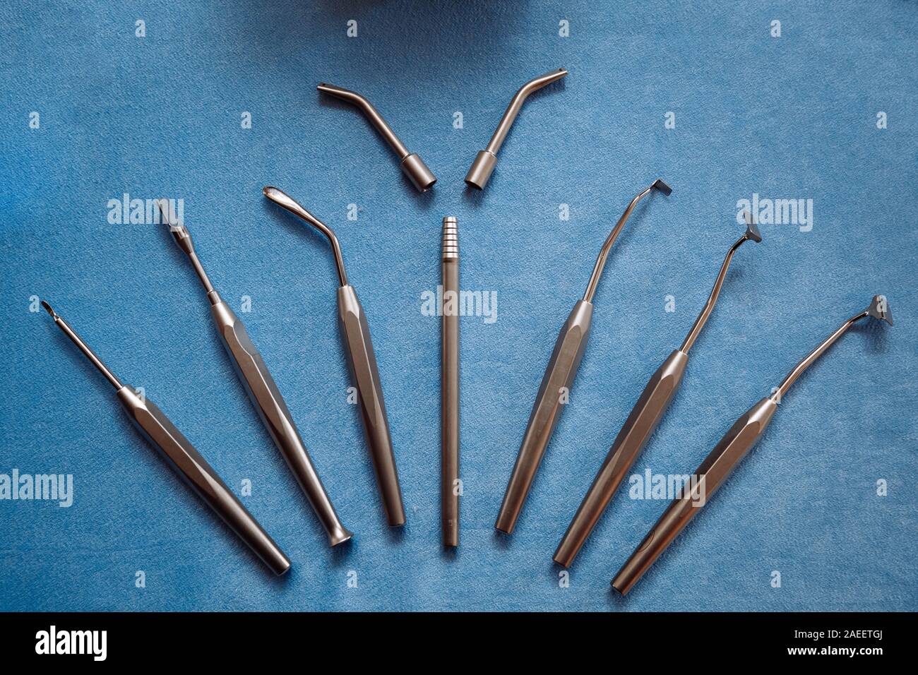 Professional instruments for stomatology and maxillofacial surgery are ...