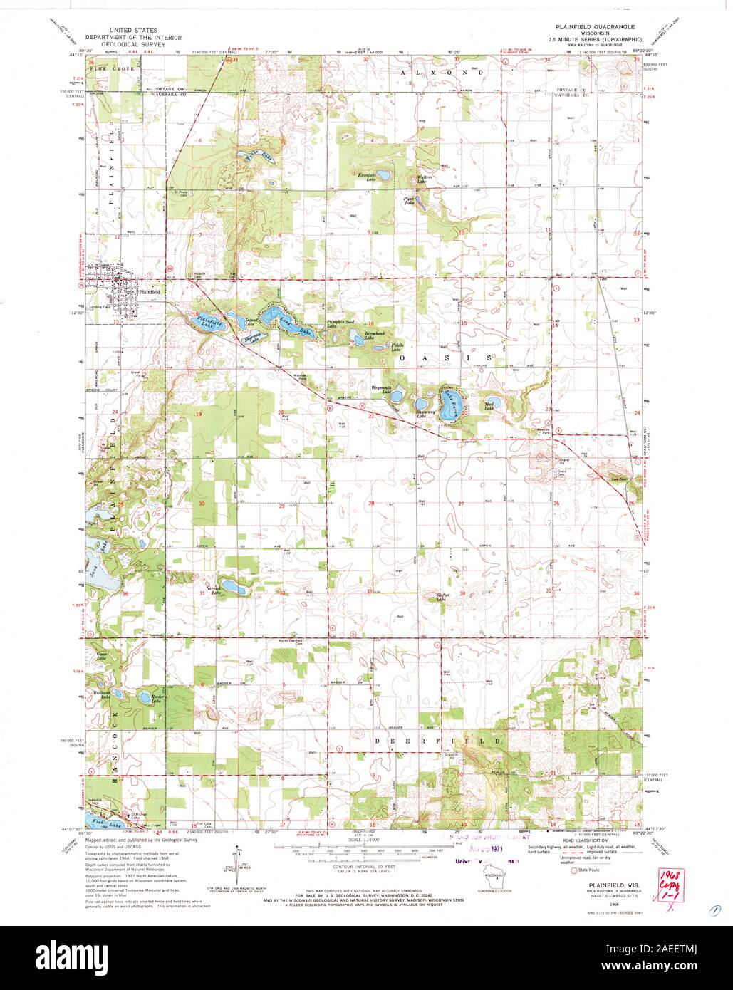 Plainfield map Cut Out Stock Images & Pictures - Alamy