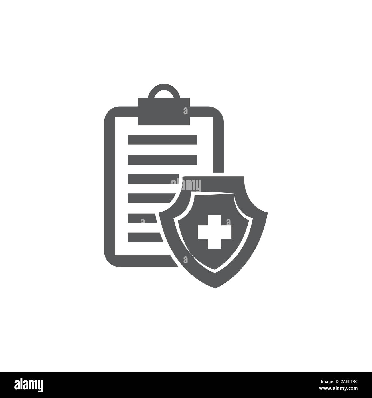 Medical Insurance Icon on white background Stock Vector Image & Art - Alamy