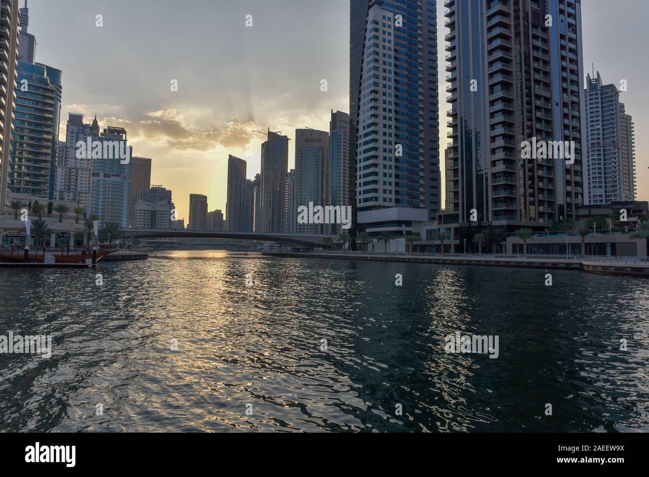 Marina Walk, Dubai Marina area, Dubai, United Arab Emirates, December ...