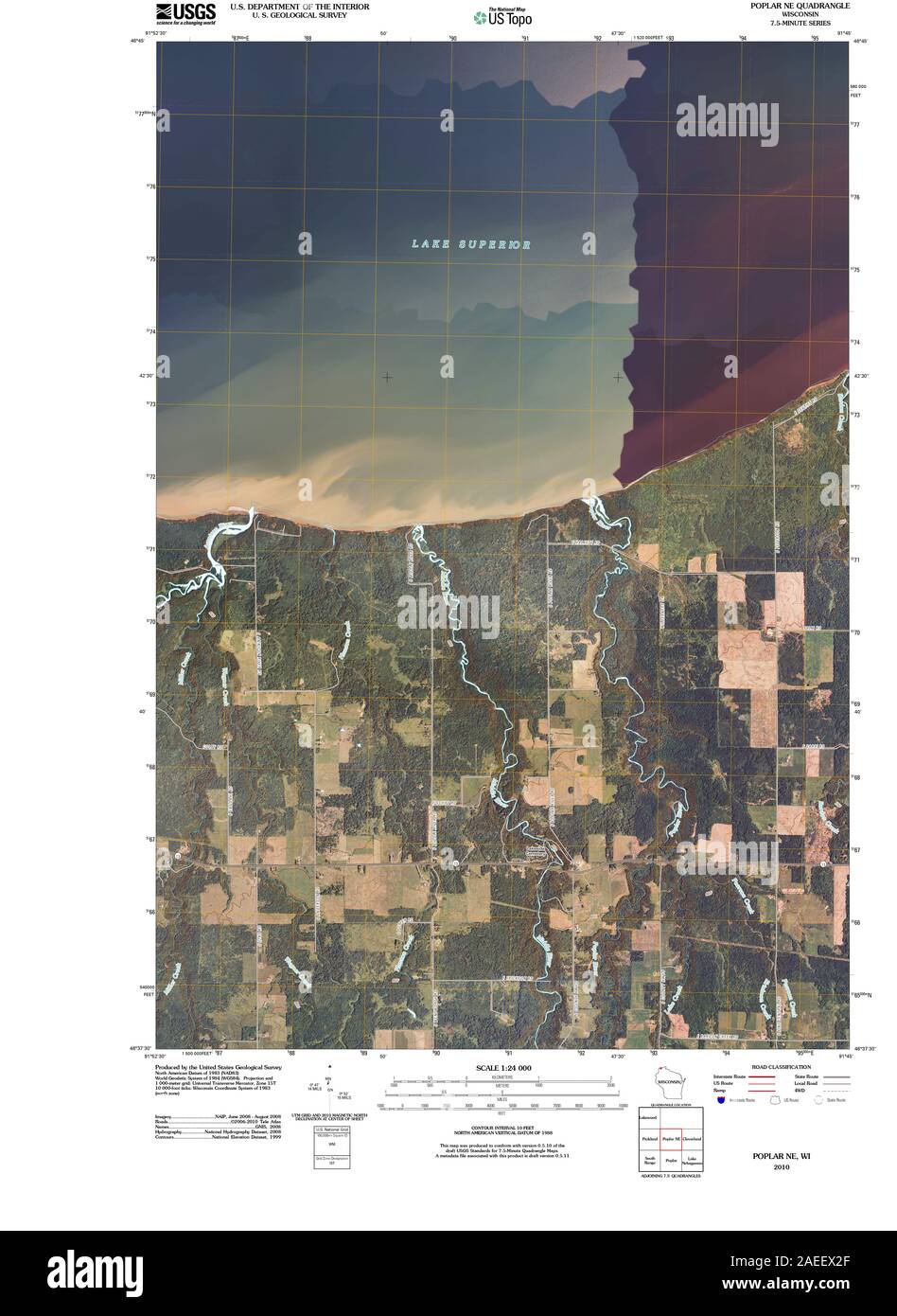 Map of poplar Cut Out Stock Images & Pictures - Alamy