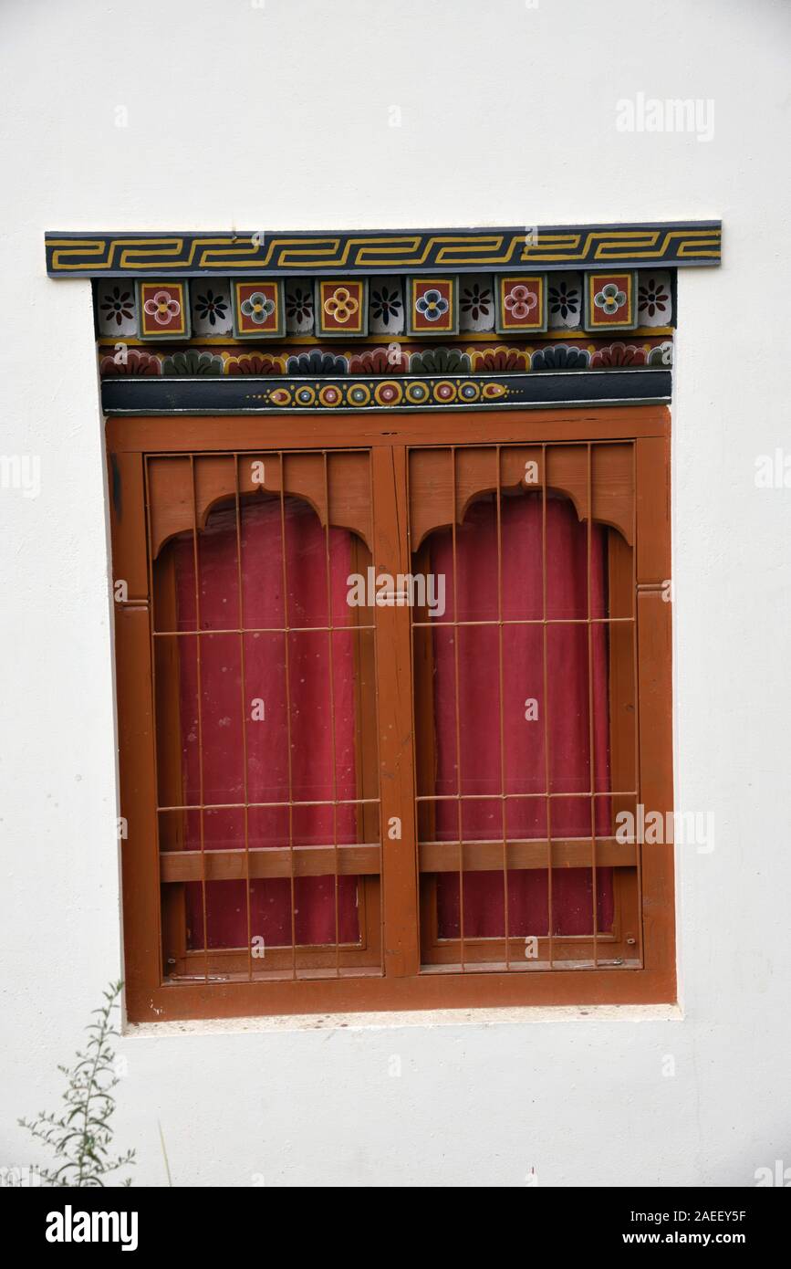 Window, Thimphu, Bhutan, Asia Stock Photo - Alamy