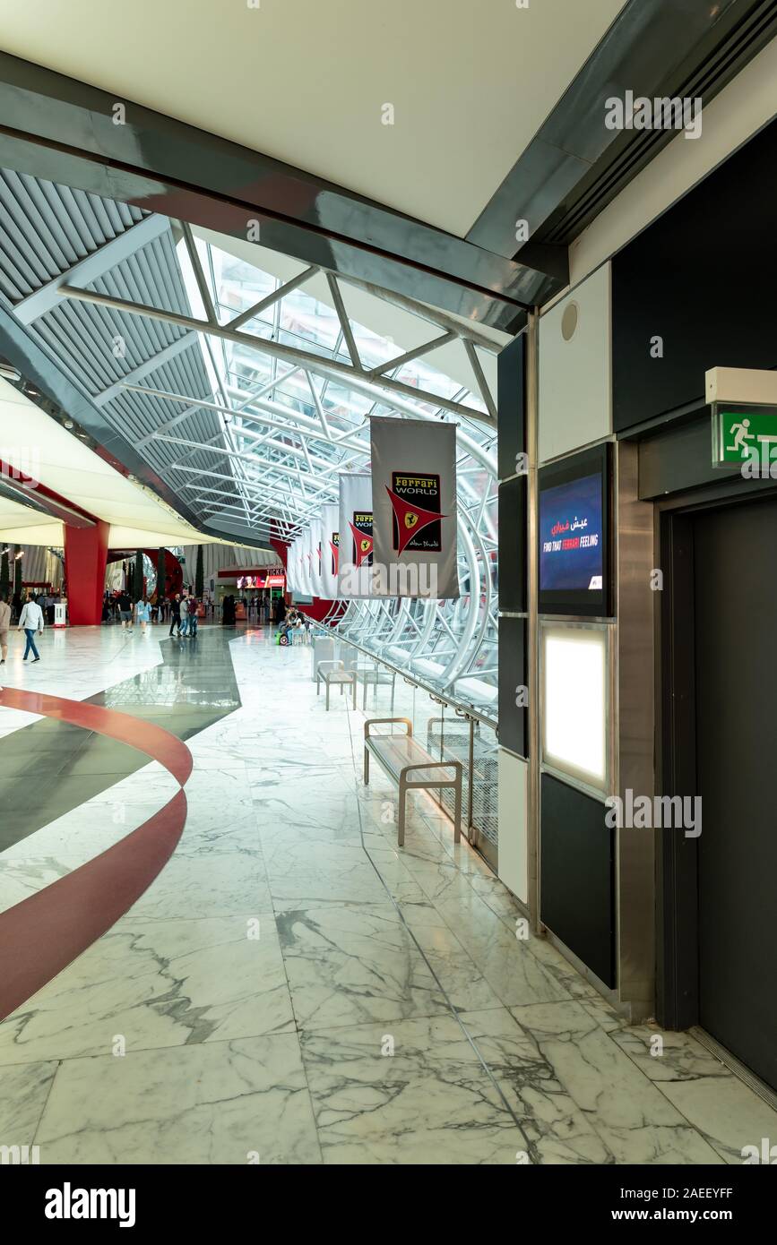 The Ferrari World Building, December 02, 2019, Abu Dhabi, United Arab ...