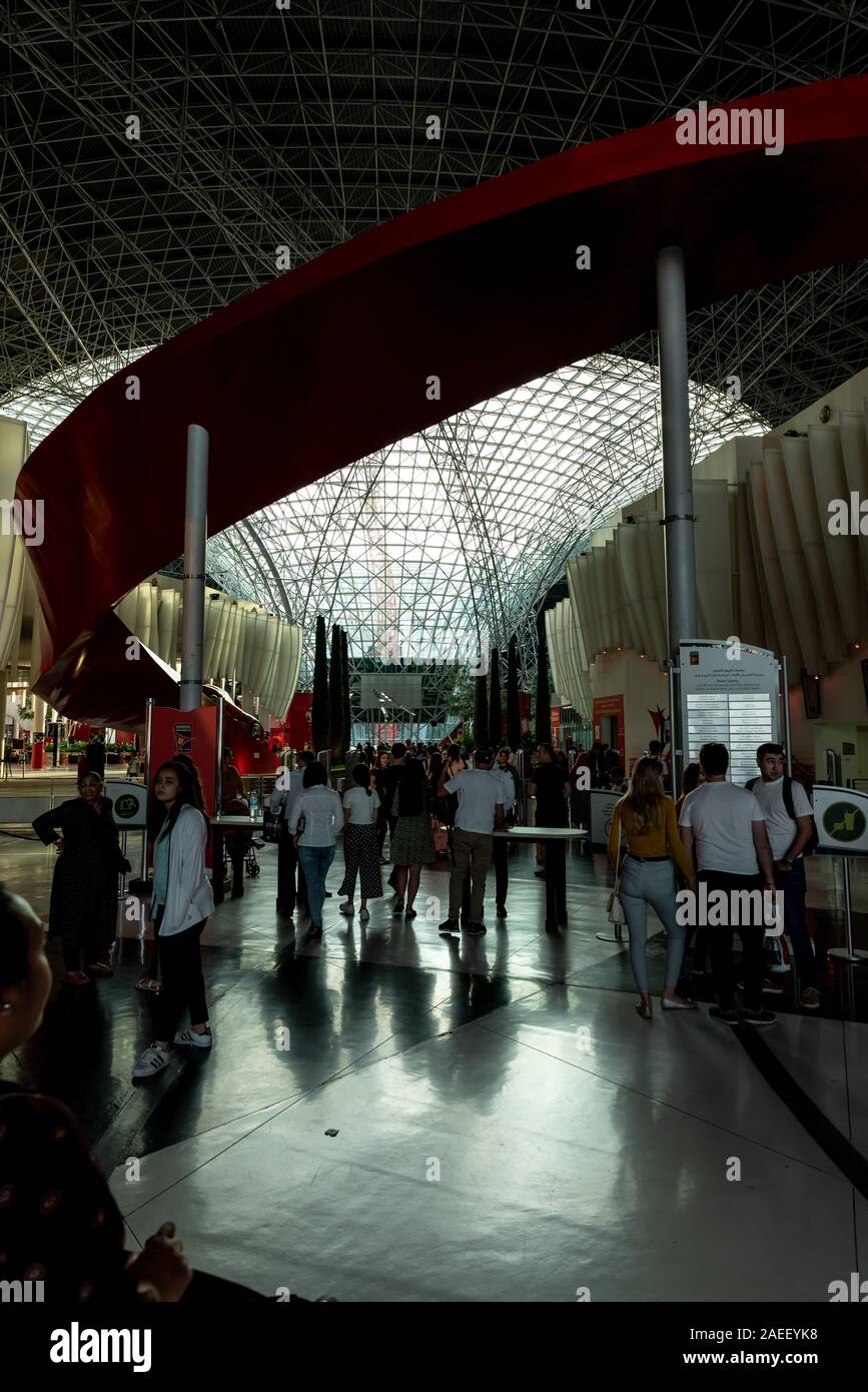 Ferrari world abu dhabi exterior hi-res stock photography and images ...