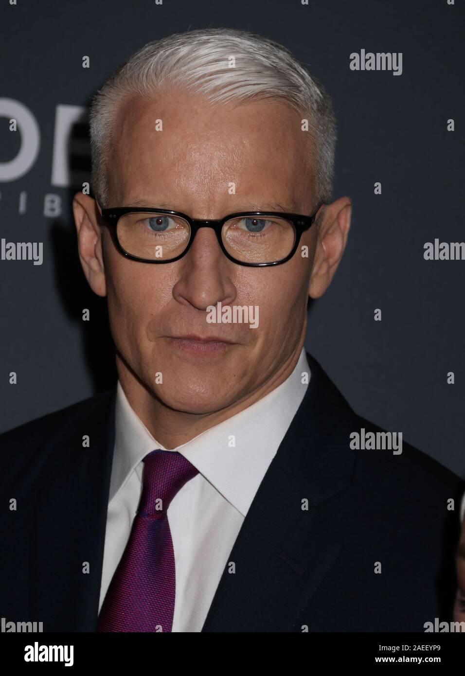 December 8, 2019, New York, New York, USA: CNN anchor ANDERSON COOPER ...