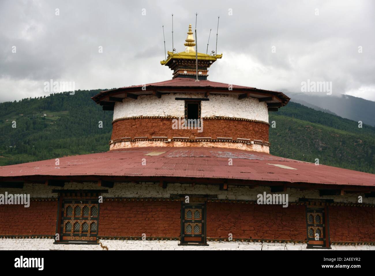 Windows, National Museum, Paro, Bhutan, Asia Stock Photo - Alamy