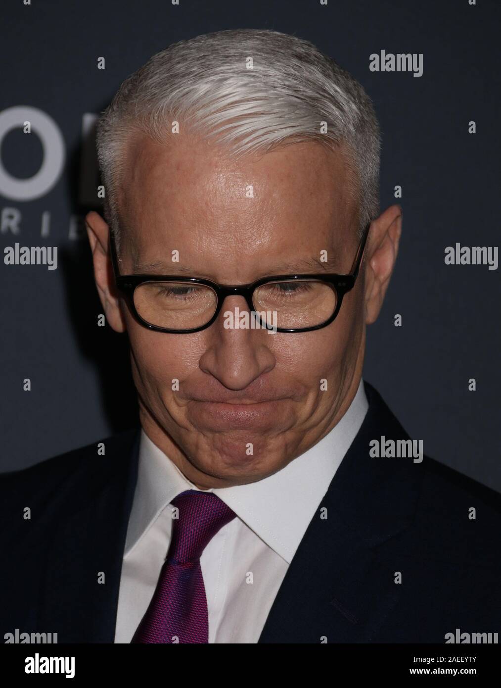 December 8, 2019, New York, New York, USA: CNN anchor ANDERSON COOPER ...