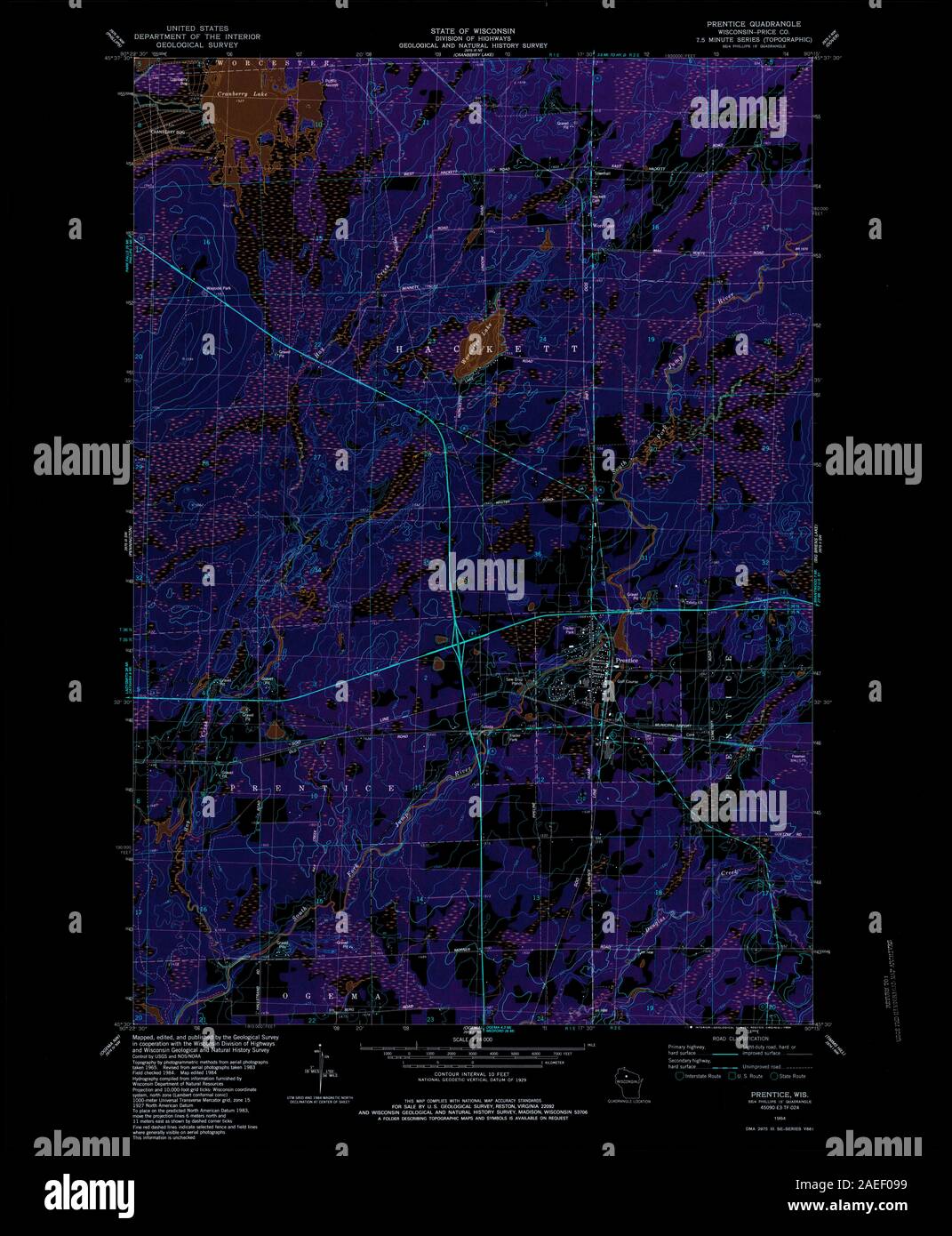 Prentice map hi-res stock photography and images - Alamy