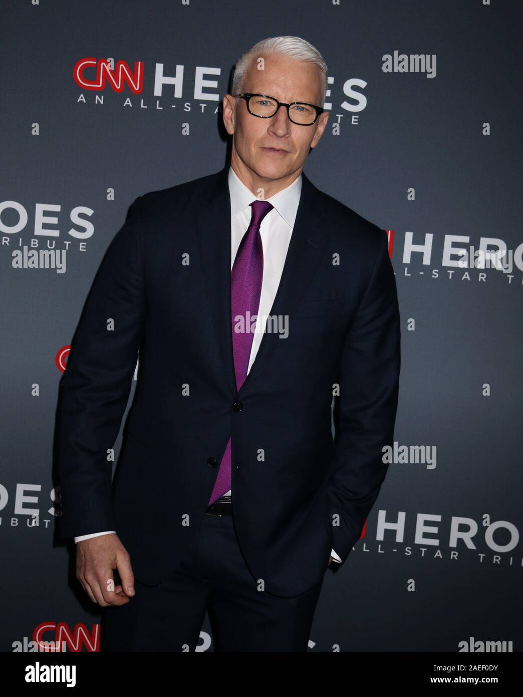 December 8, 2019, New York, New York, USA: CNN anchor ANDERSON COOPER ...