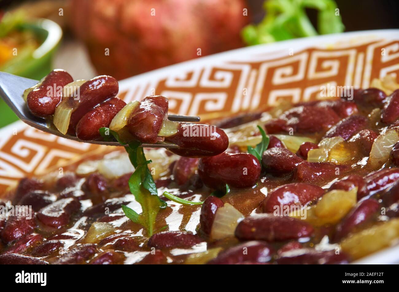 Maharagwe,Red Beans in Coconut Sauce , Chadian cuisine, Traditional ...