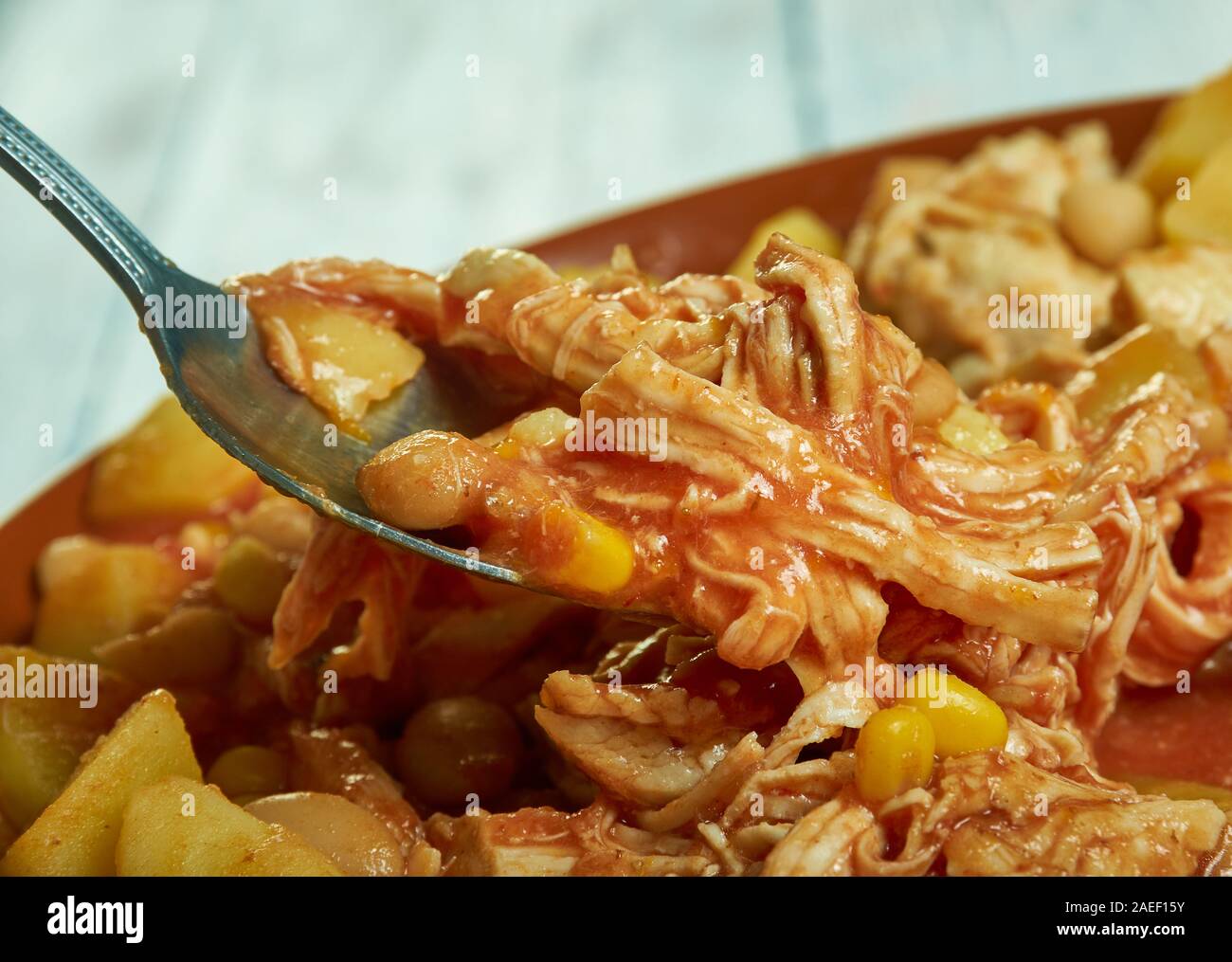 Georgia-Style Brunswick Stew, made with either chicken or pork and ...