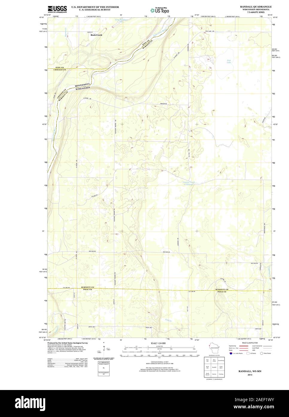 Map of randall Cut Out Stock Images & Pictures - Alamy