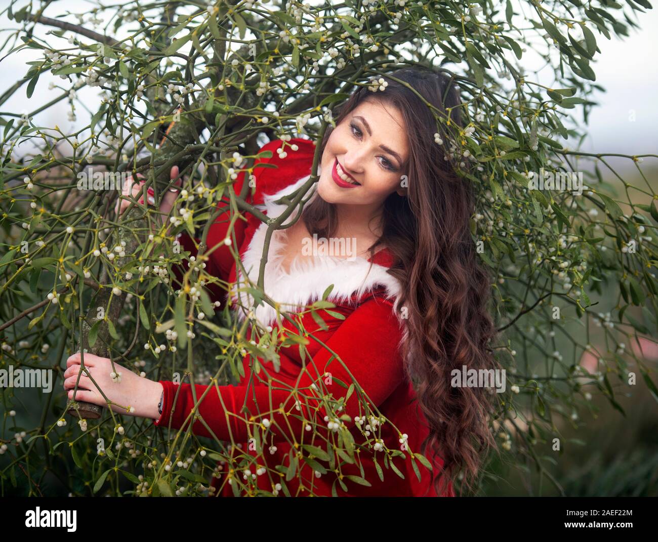 Lady santa hi-res stock photography and images - Alamy