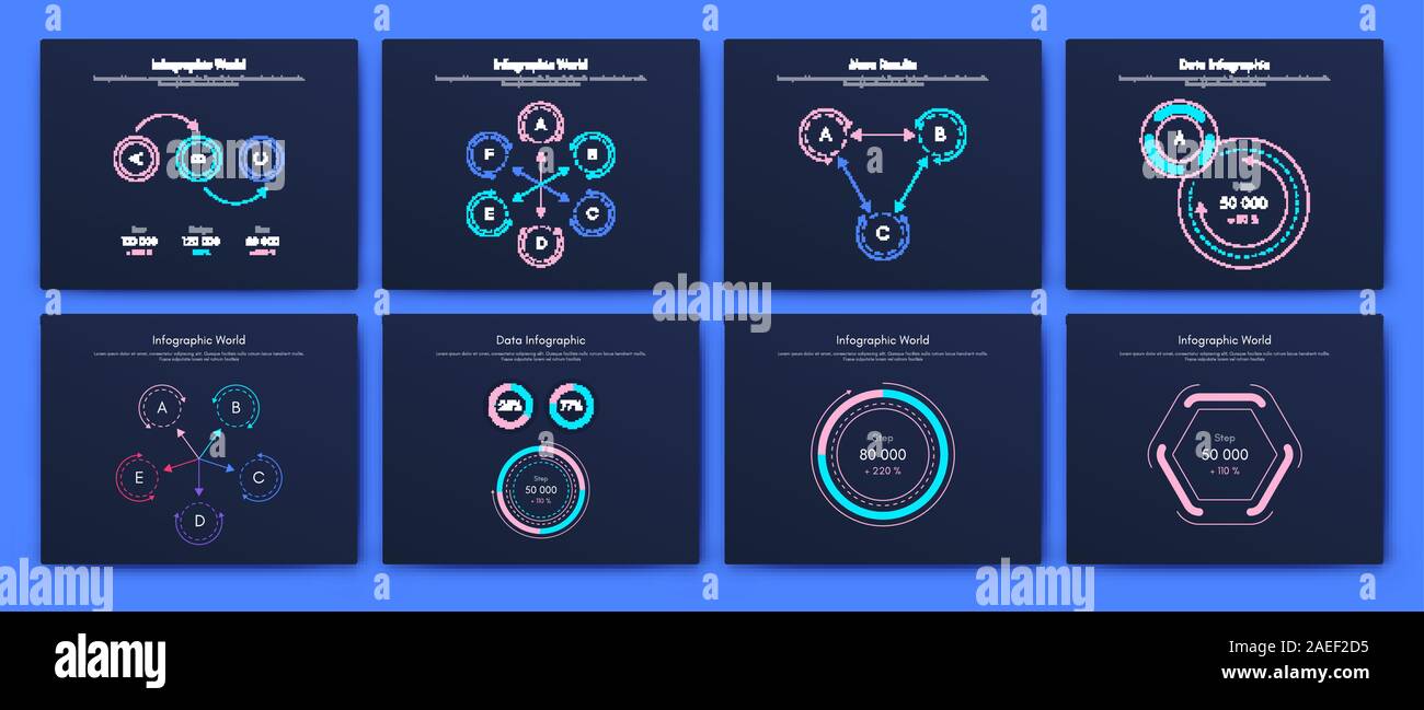 Big set of infographics elements. EPS10. Infographic for brochure, web ...
