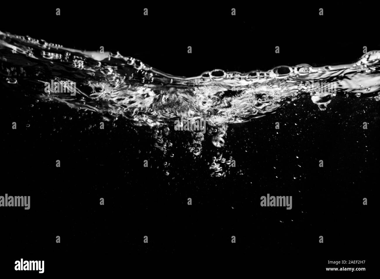 The shape of water in a dark Stock Photo - Alamy