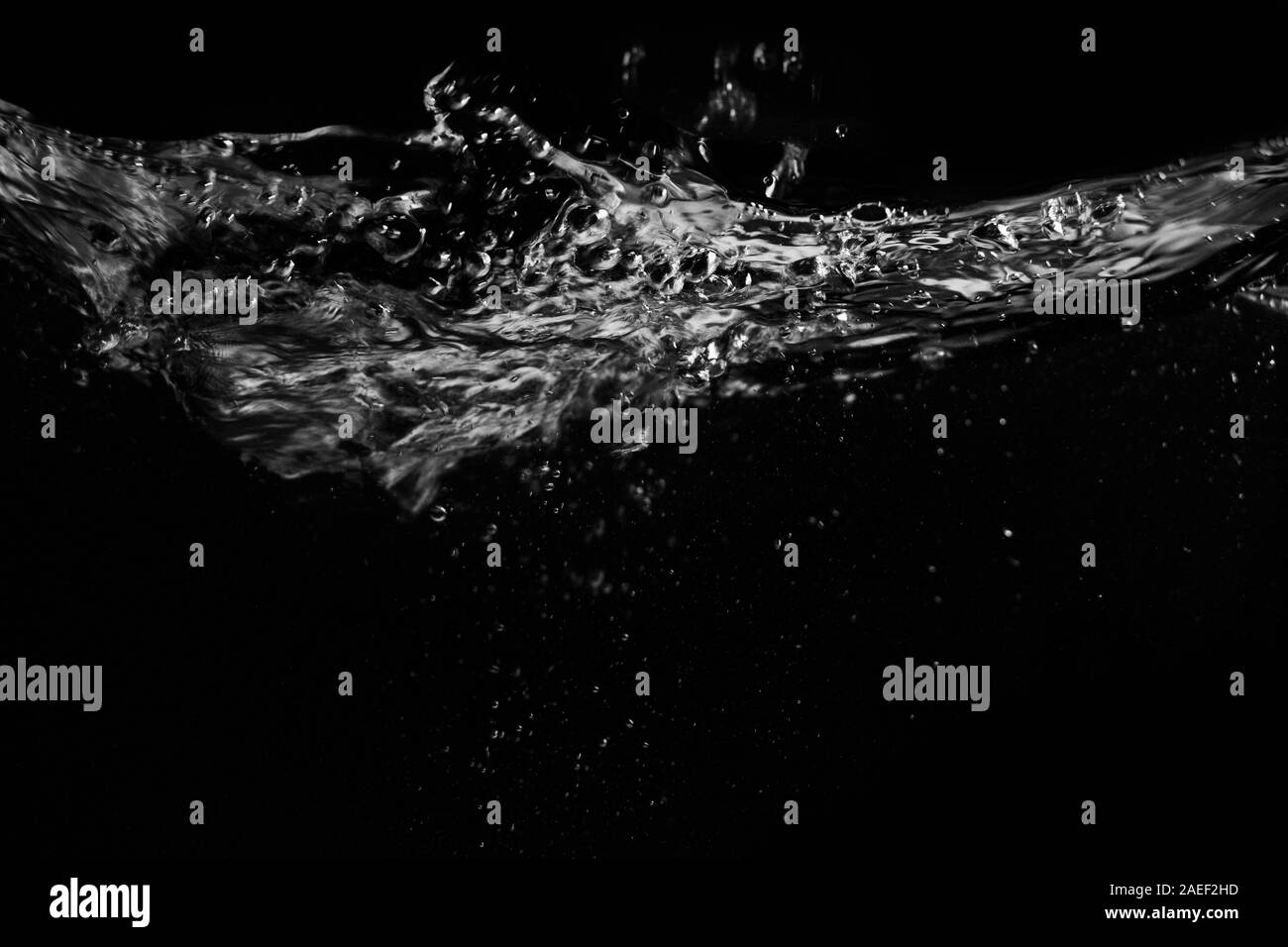 Hands under water Black and White Stock Photos & Images - Alamy