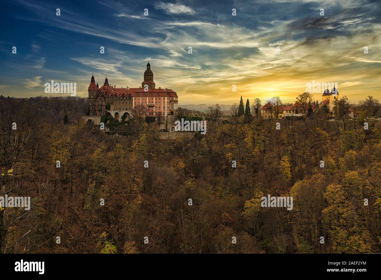 Ksiaz castle hi-res stock photography and images - Alamy