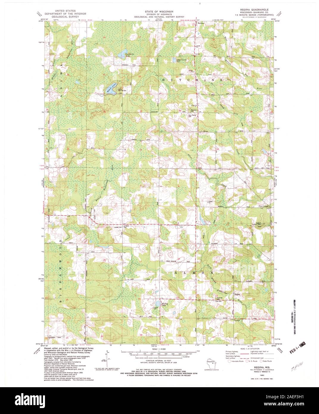 WI Regina 800573 1982 24000 Restoration Stock Photo - Alamy