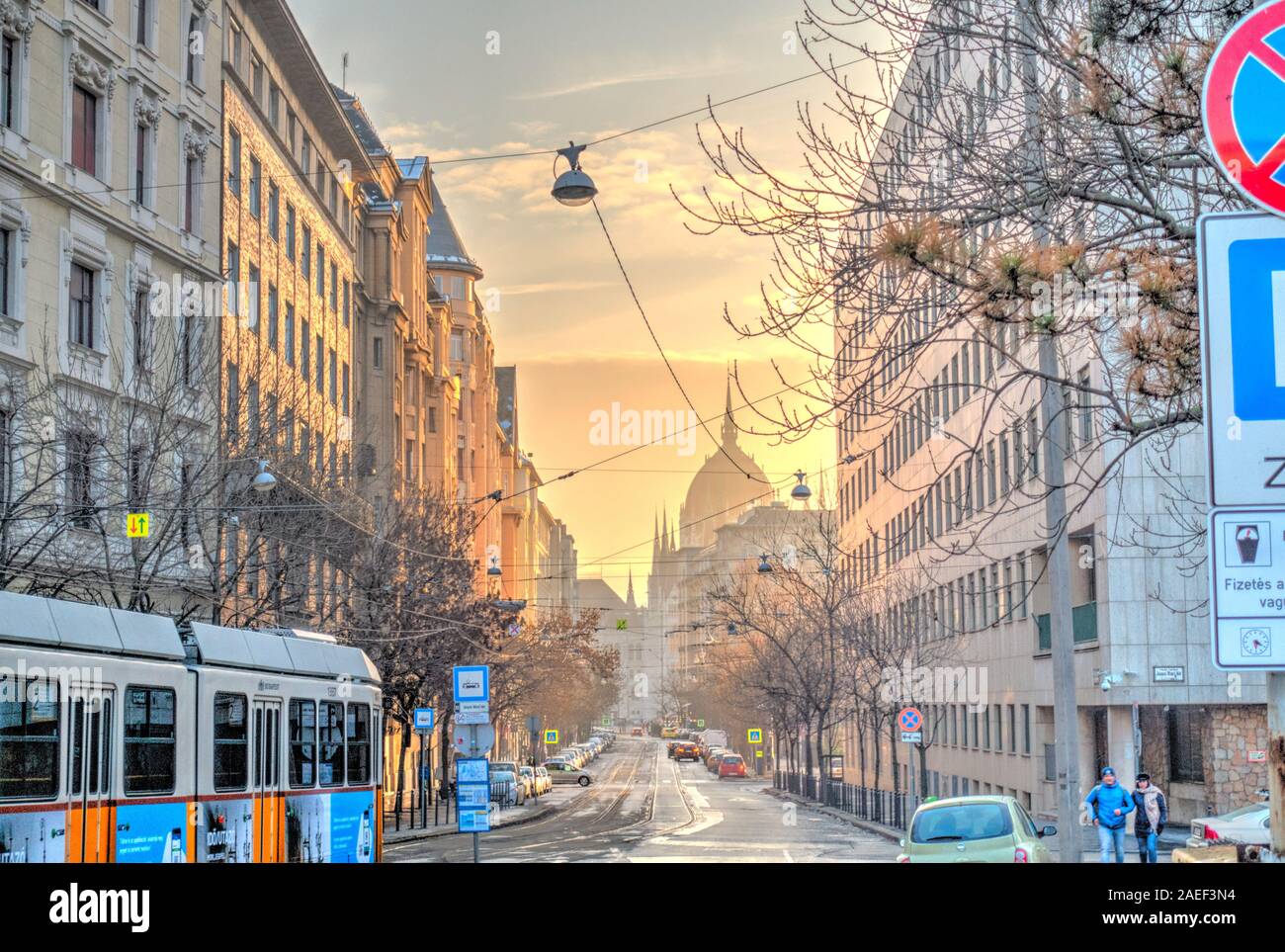 Budapest, Jaszai Mari Square Stock Photo - Alamy