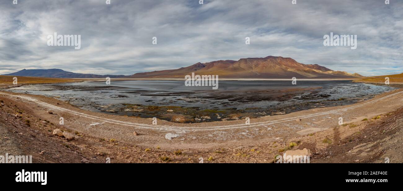Gigapan of salt lake and mountains in Atacama Stock Photo - Alamy