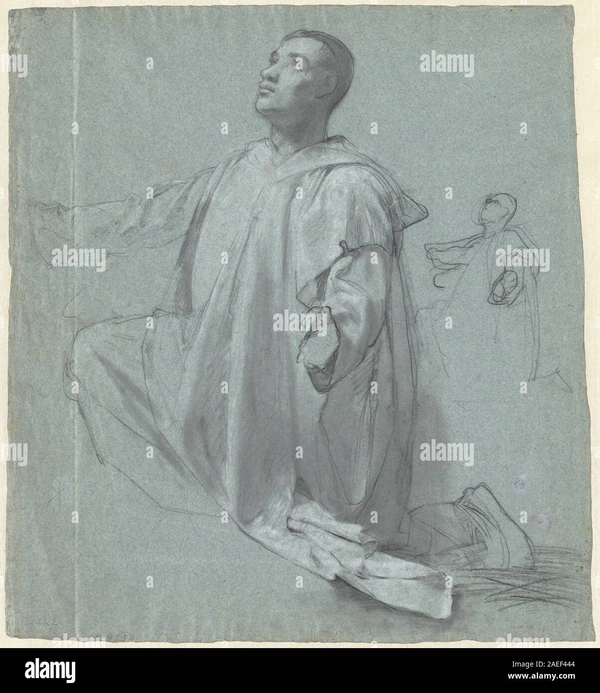 Monk kneeling hi-res stock photography and images - Alamy