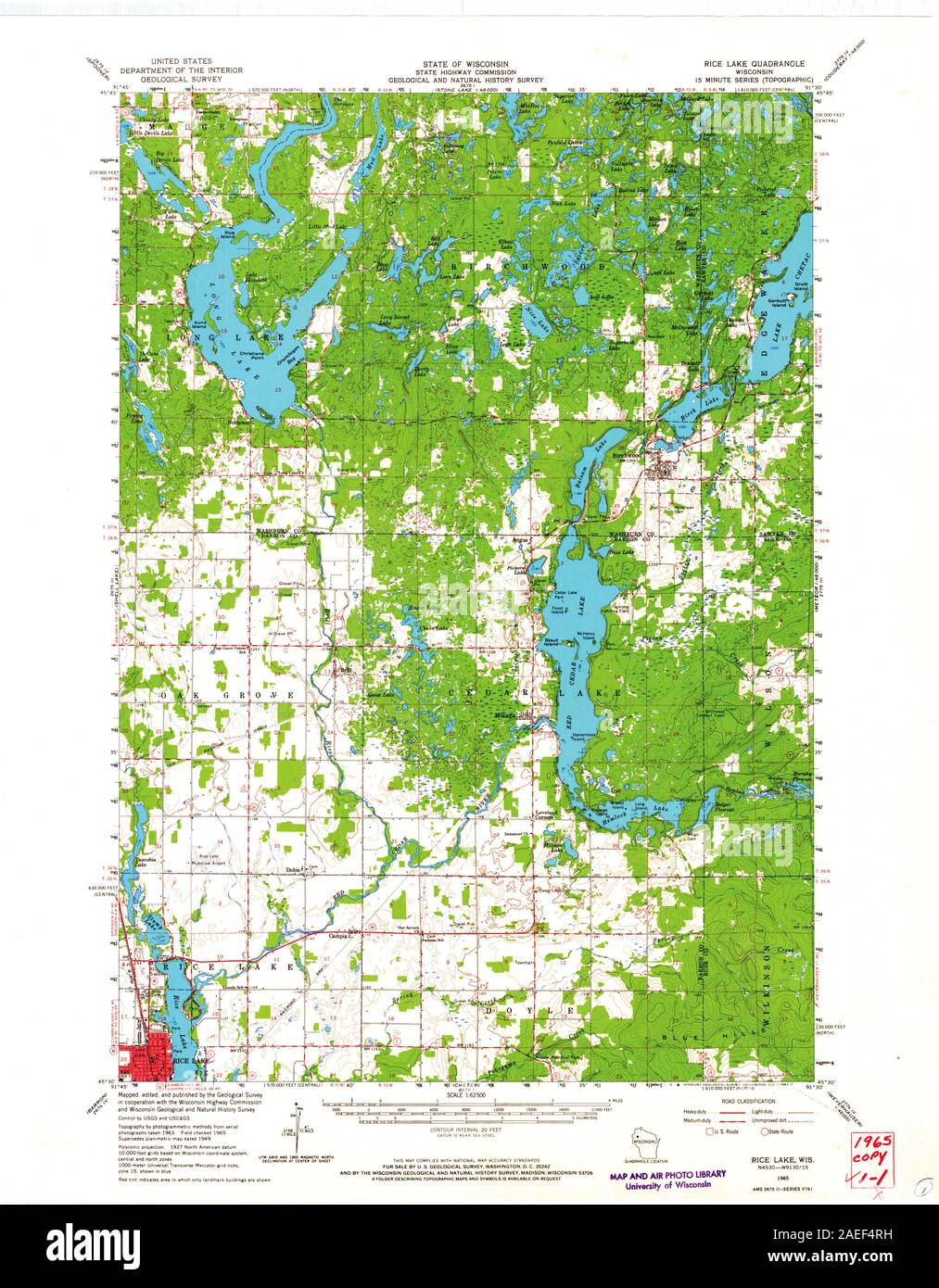 Rice lake Cut Out Stock Images & Pictures - Alamy