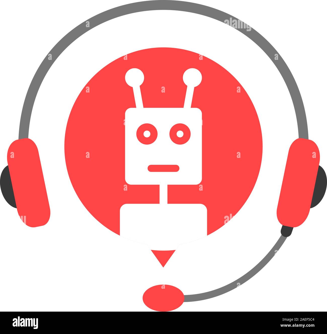 Chat assistant vector Stock Vector Images - Alamy