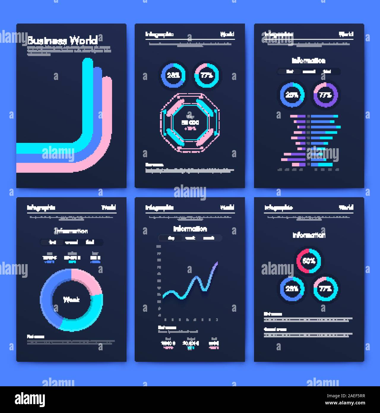 Modern infographic vector elements for business brochures. Use in ...