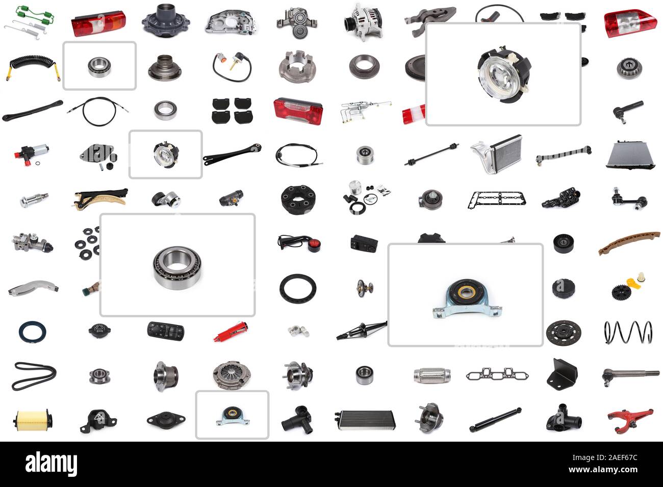 Background for a catalog or auto parts selection program with an ...