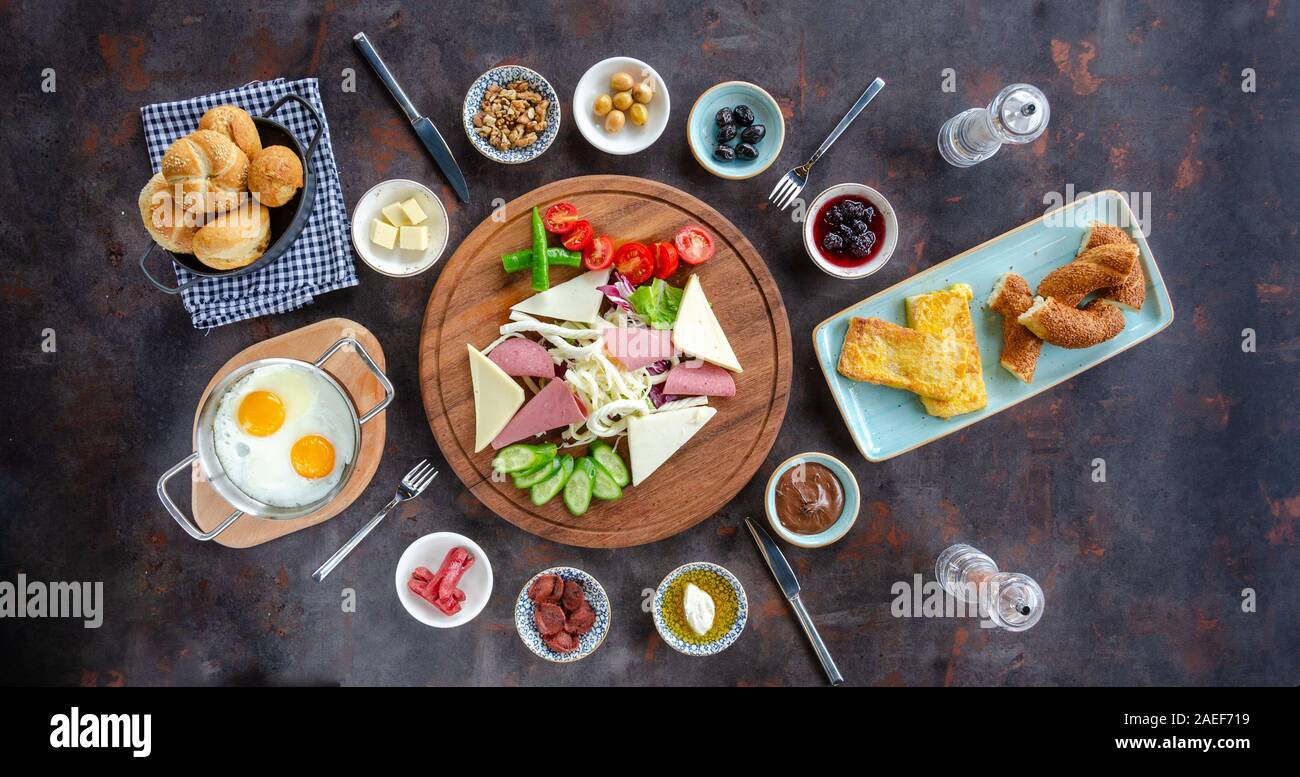 Turkish breakfast buffet hi-res stock photography and images - Alamy