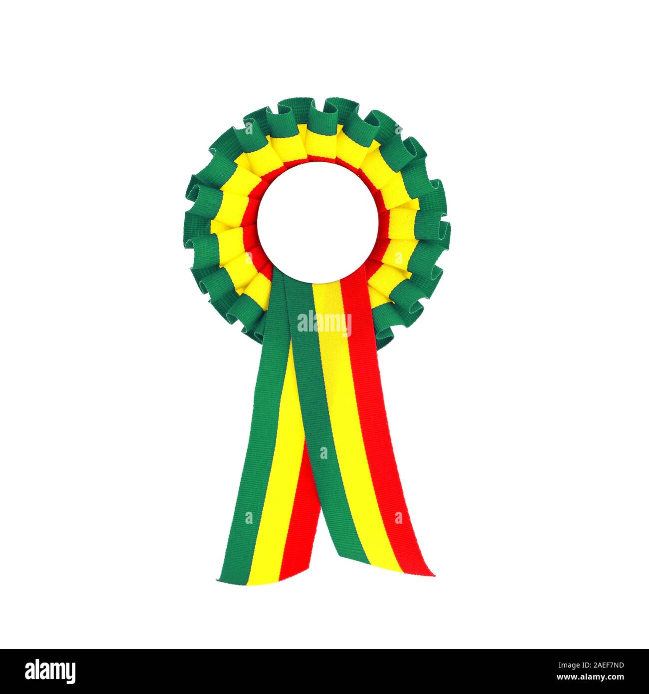 guinea country flag ribbon symbol green yellow red Stock Photo - Alamy