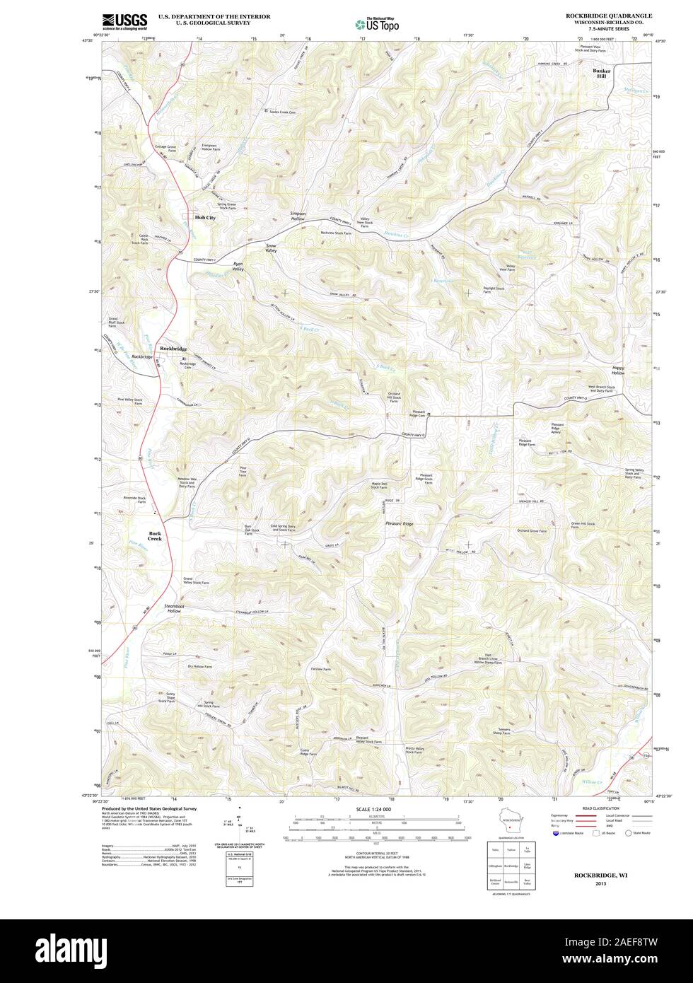 Rockbridge map hi-res stock photography and images - Alamy